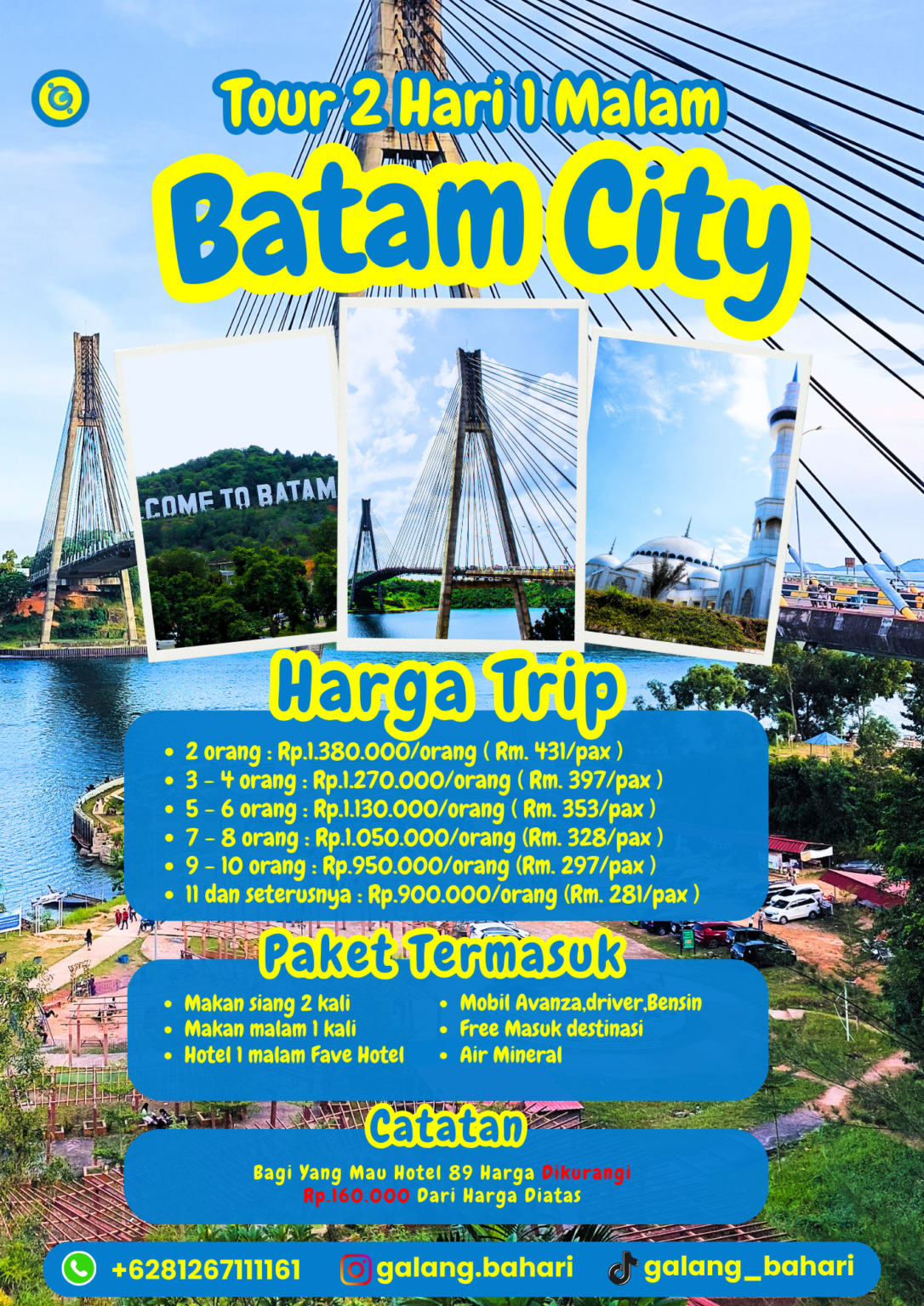 Travel Galang Bahari: Batam 2D1N - Info Kepri