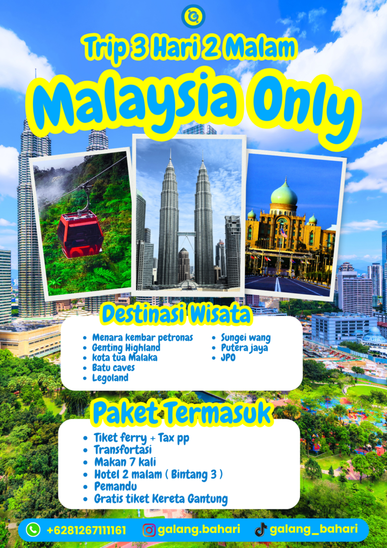 Travel 3d2n Malaysia JPO bersama Travel Galang Bahari