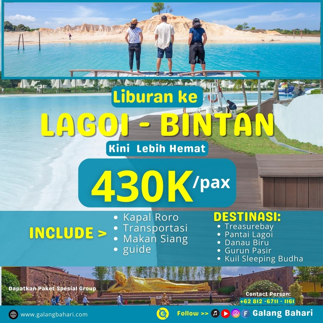 Paket Day Trip LagoiBintan Travel Wisata Batam Galang Bahari